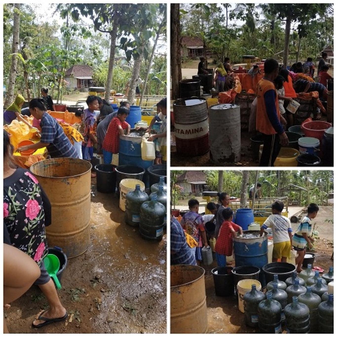 BANTUAN AIR BERSIH DARI PEMERINTAH DESA BESUKI - Website Desa Besuki