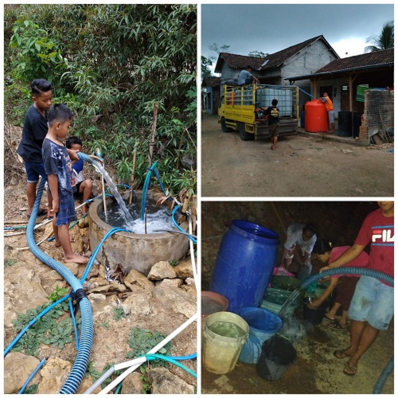 BANTUAN AIR BERSIH DARI PEMERINTAH DESA BESUKI - Website Desa Besuki