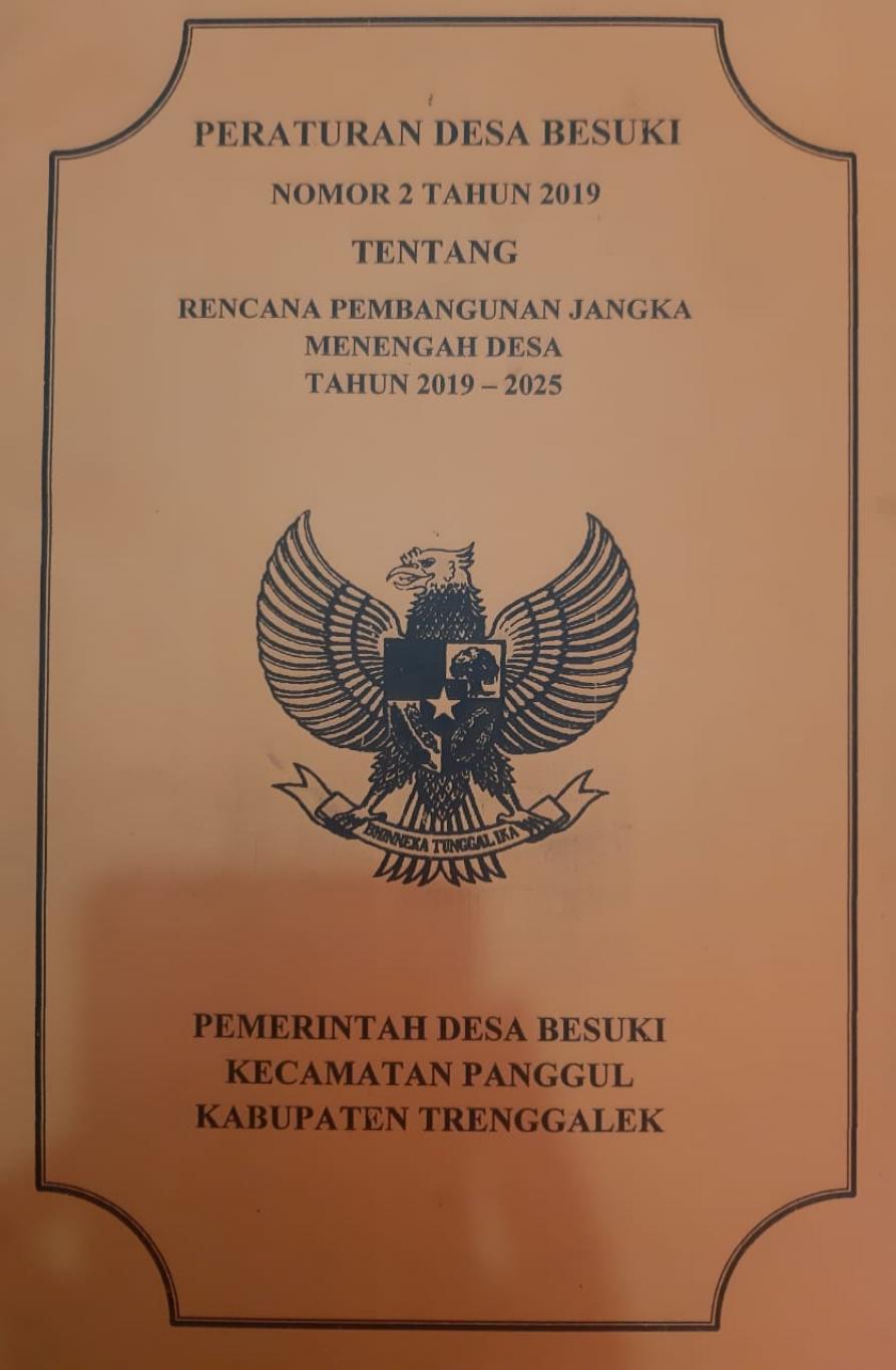 PERDES NOMOR 2 TAHUN 2019 Tentang Rencana Pembangunan Jangka Menengah ...